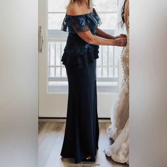 Alexander By Daymor | Dresses | Mother Of The Bride Navy Blue Dress ...